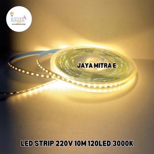 Jual Led Strip 2835 10M 120LED 220V Lampu Strip 10 Meter - 3000K ...