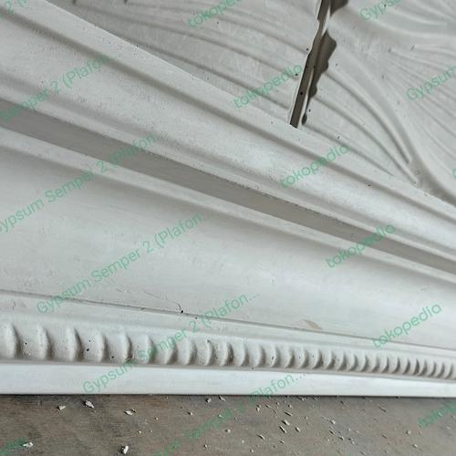 Jual Lis Gipsum motif polos tambang 17 cm / List Gypsum polos tambang ...