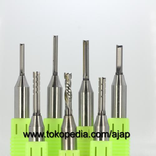 Jual Mata router 2F 3F TCT mesin trimmer besar ; Batang 1/2 inch 12.7mm ...