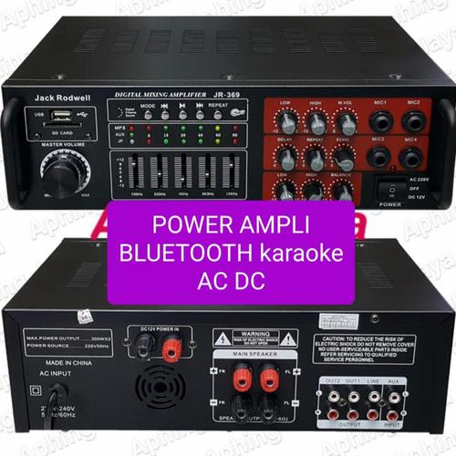 Jual original ampli bluetooth Power Amplifier bluetoot Equalizer mixer ...
