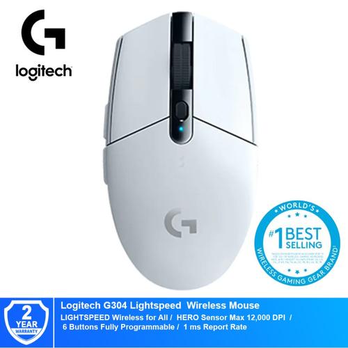 Jual Logitech G304 LIGHTSPEED - 12000 Dpi Wireless Gaming Mouse - Putih ...