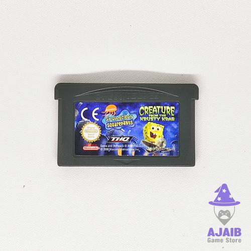 Jual SpongeBob SquarePants Creature from the Krusty Krab GameBoy GBA ...