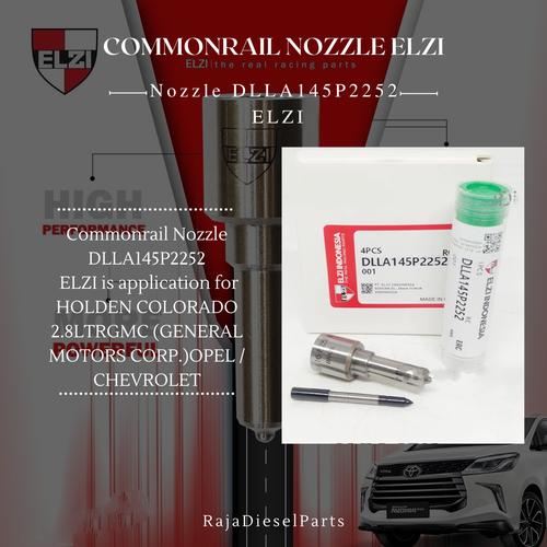 Jual Common rail nozzle DLLA145P2252 Elzi Common Rail Nozzle HOLDEN COLORAD - DZ PLUS - Jakarta ...