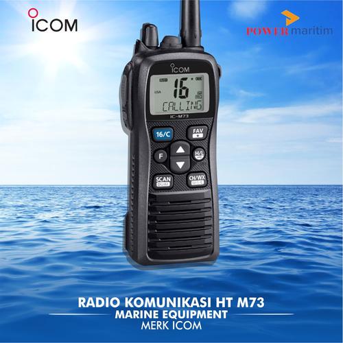 Jual Radio HT Icom M73-Plus VHF Alat Radio Komunikasi Marine ...