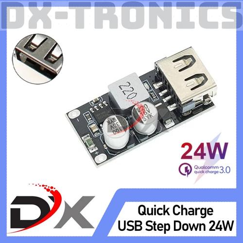 Jual USB Step Down Fast Charging Quick Charge QC 3.0 9V 12V 3A 24W ...