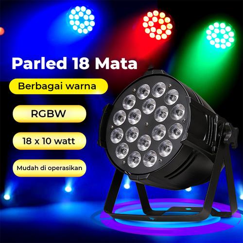 Jual Lampu Sorot Panggung 18 LED full Color/ada sensor suara/lampu ...