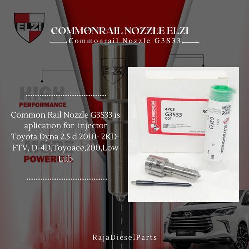 Jual Common Rail Nozzle G3S33 Nozzle injector Toyota Dyna 2.5 d Innova ...