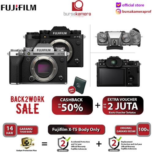 Promo Fujifilm X-T5 Body Only Fuji XT5 XT 5 Mirrorless Camera GARANSI ...