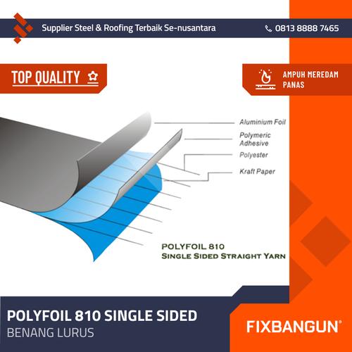 Jual Aluminium Foil Polyfoil SS/DS | Peredam Panas Atap | Insulasi Atap ...