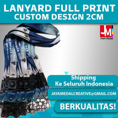 Jual Paket Cetak Lanyard Sublim Id Card Dan Holder - 1 Sisi, +ID Card ...