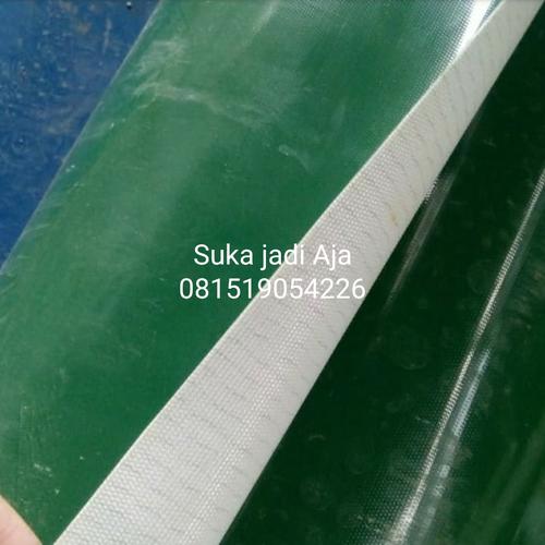 Jual Pvc hijau fabric tebal 5mm lebar 550mm panjang 11.620mm "endless ...