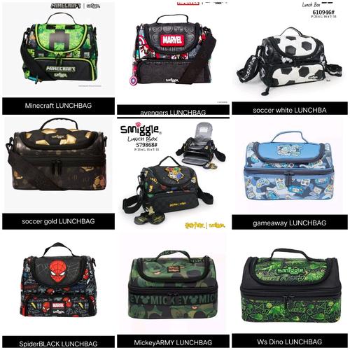 Jual Smiggle Lunch Bag Double Decker Boy-Girl/Ariel, Minecraft ...
