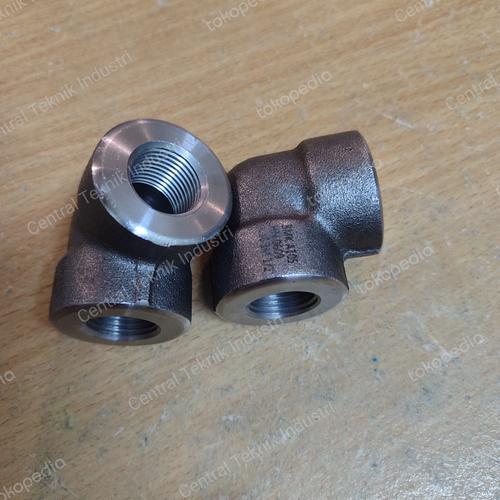Jual Elbow Besi 3/8" inch Knee Carbon Steel Class 3000 Koneksi Drat NPT ...