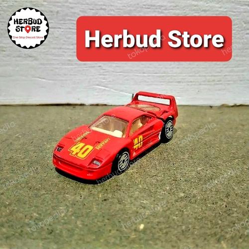 Jual Hot Wheels Hotwheels HW Ferrari F40 Red Merah Gold Medal Loose ...