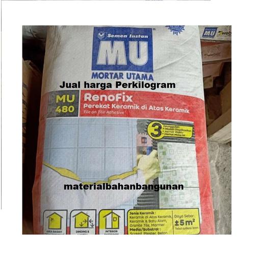 Jual MU 480 Ecer Semen Instan Perekat Keramik Di atas Keramik Jual Per ...