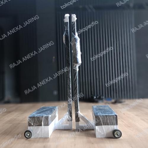 Promo tiang badminton portable 1set 2 tiang+jaring NET - Kab. Bekasi ...