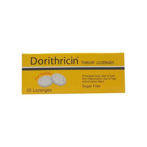 Jual READY Dorithricin Throat Lozenges untuk sakit tenggorokan, 20s ...