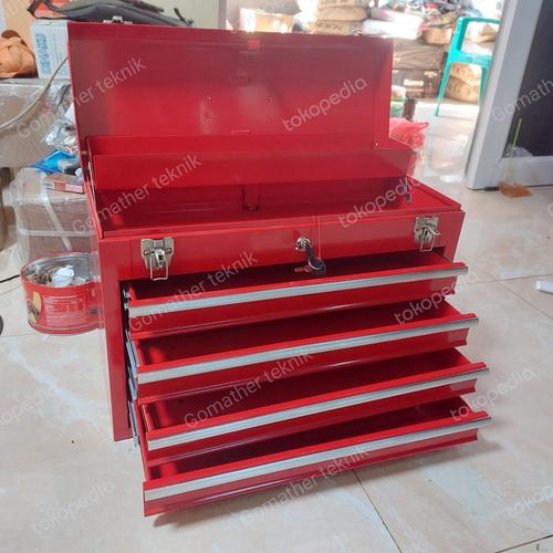 Jual Drawer Portable Box Lemari Laci 4 Susun Tool Box Trolley - Jakarta ...