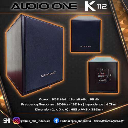 Jual SUBWOOFER AKTIF 12 Inch RAM BESI Audio One K112 -Class D - RAM KAIN, 1 BOX - Jakarta Barat ...