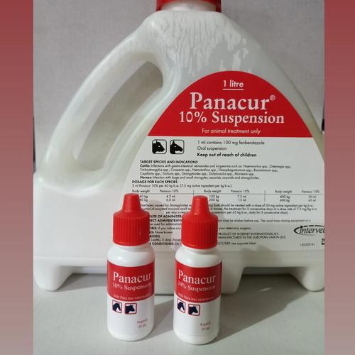 Jual Panacur 10% 20 ml obat cacing hewan ternak kelinci rabbit kucing ...