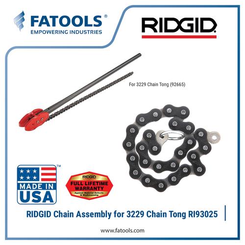 Jual RIDGID 93025 Chain Assy for 3229 Chain Tong 92665 Kunci Pipa ...