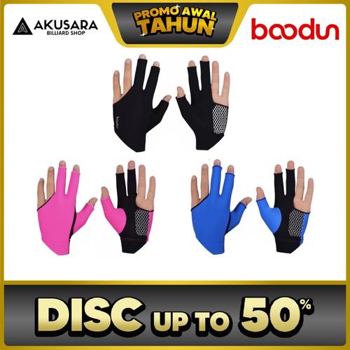Promo Sarung Tangan Billiard Boodun Glove size S/M L/XL Back Blue Pink Glove - Pink Premium, L ...