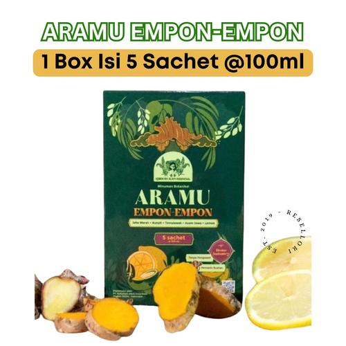 Jual Aramu Empon-Empon Jamu Tanpa Pengawet dan Pemanis Buatan 1 Box Isi 5 - Kab. Tangerang ...