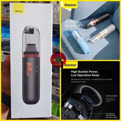 Jual Baseus A2Pro Car Vacuum Cleaner 6000PA VCAQ040001 vacum mobil portable - Putih - Kota ...