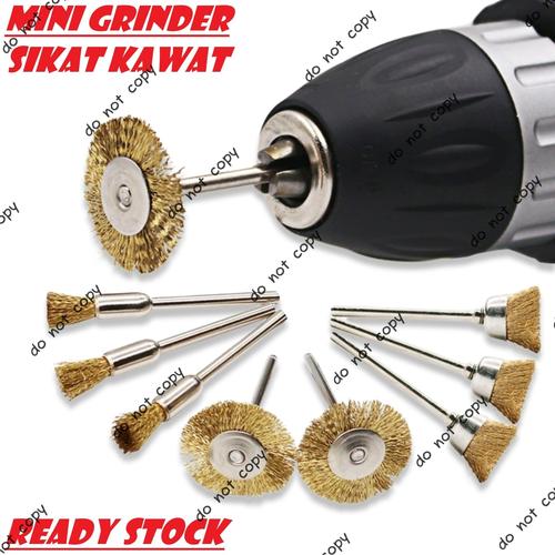 Jual Mini Mata Bor Sikat Kawat Piring Kuningan Tuner Mangkok Brush Bowl ...