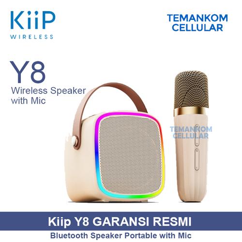 Jual Speaker Bluetooth Kiip Y8 with Mic Karaoke Portable Garansi RESMI ...