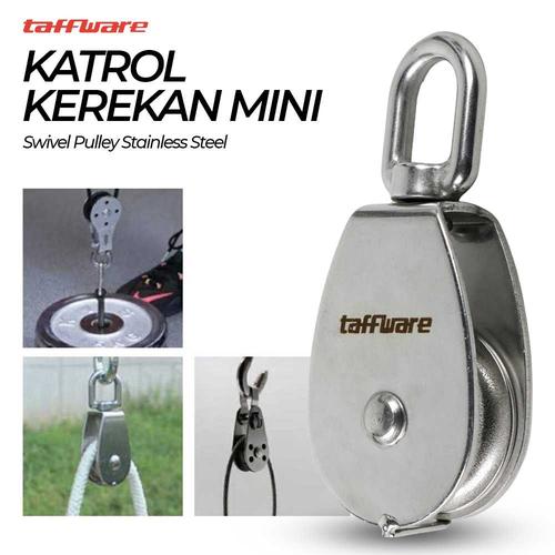 Jual Katrol Kerekan Mini Kecil Serbaguna Swivel Pulley Stainless Steel ...