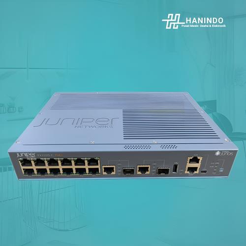 Jual Juniper Network EX2200-C 12 Port PoE Gigabit Fanless Managed ...