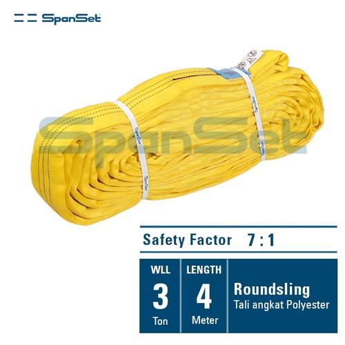 Jual Round Sling 3T x 4M / Tali Pengikat 3 Ton x 4 Meter Spanset ...