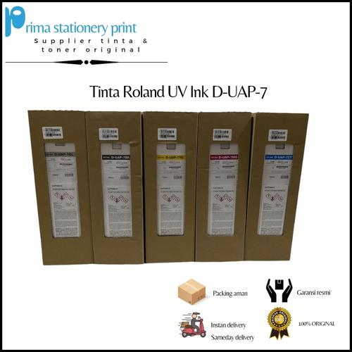 Jual Tinta Roland UV Ink D-UAP-7 750ML Original - D UAP 7CY - Jakarta ...