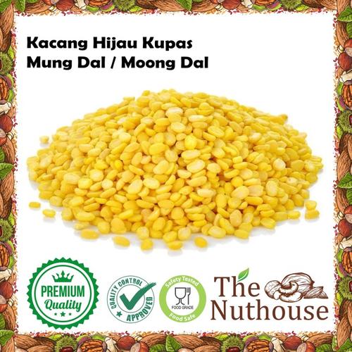 Jual 100gr Kacang Hijau Ijo Kupas / Mung Dal / Moong Dal [Premium ...