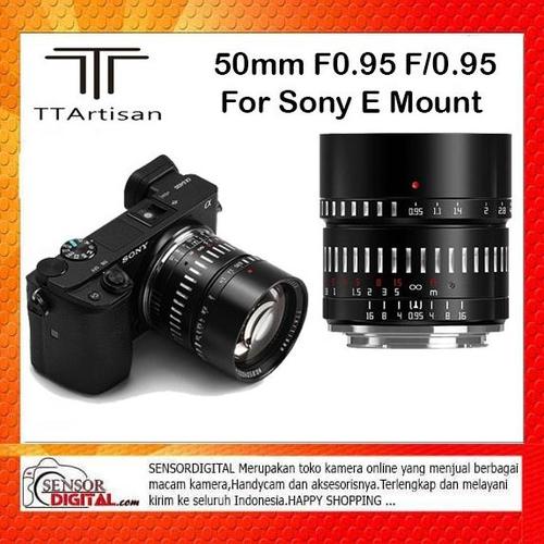 Jual TTArtisan 50mm F0.95 F/0.95 For Sony E Mount Lensa Mirrorless Fix ...