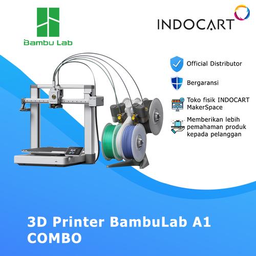 Promo 3D Printer BambuLab A1 COMBO Multi Colour Printing with Full-Auto ...