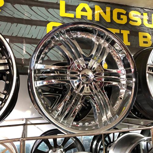 Jual Velg racing NOX Chrome VER1 ring 20 inch PCD 6x139.7 Mobil ...