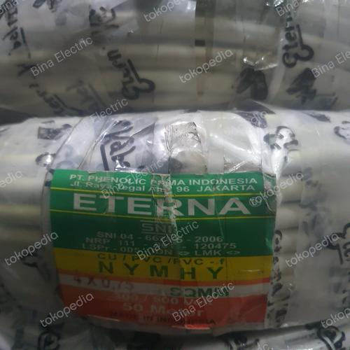Jual Kabel Listrik NYMHY 4x0.75 4x0,75 4x0.75mm 4x0,75mm Eterna 50M - Jakarta Pusat - Bina ...