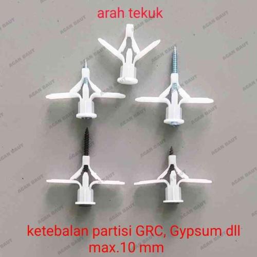 Jual [PER 25 SET] Fisher Gypsum + Skrup Gypsum 6X2 (5 cm) - Kota ...