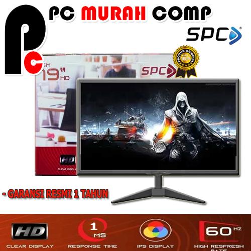 Promo MONITOR LED Monitor SPC SM-19HD 19 inch - 19inc SPC - Kota Bekasi - Pc Murah Comp | Tokopedia