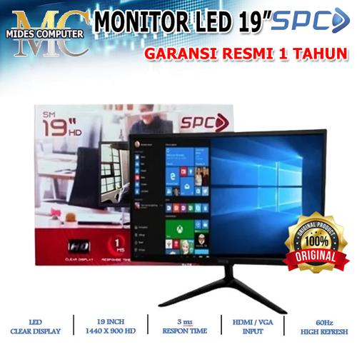 Promo MONITOR LED OFFICE CCTV SPC 19INCH 19" SPC - SPC 19INCH - Kota Bekasi - Mides Komputer ...