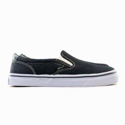 Jual Sepatu Sneakers Johnson Slip On Jupiter Hitam Putih - Hitam, 42 ...