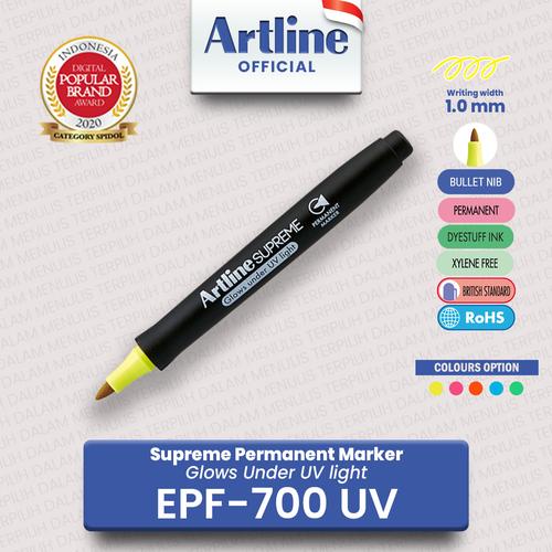 Jual ARTLINE Spidol Supreme Permanent Marker UV Glow EPF-700UV - GLOW GREEN - Kota Surabaya ...