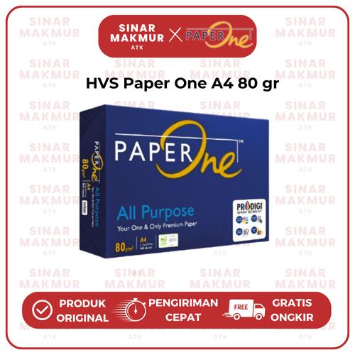 Jual Kertas HVS/Kertas Print/Photocopy Paper A4 80 Gr Paper One (Rim) - Jakarta Barat - Sinar ...