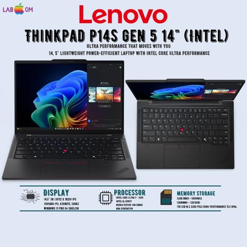 Jual LENOVO THINKPAD P14S GEN 5 ULTRA 7 155H 32GB RAM 1TB SSD RTX 500 ...