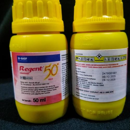 Jual Insektisida Regent fipronil +ZPT Red 50SC kemasan 50ml - Kab ...