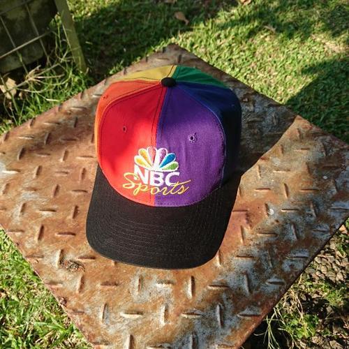 Jual Vintage Cap NBC SPORTS TELEVISION NETWORK RAINBOW COLORBLOCK 90s ...