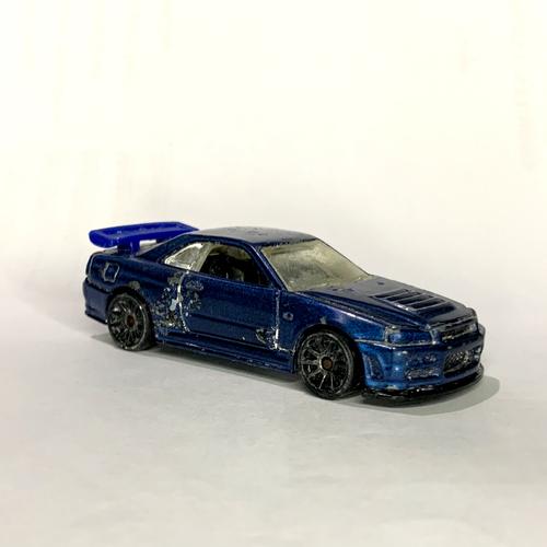 Jual Hot Wheels Nissan Skyline GTR R34 First Edition Biru - Kota ...