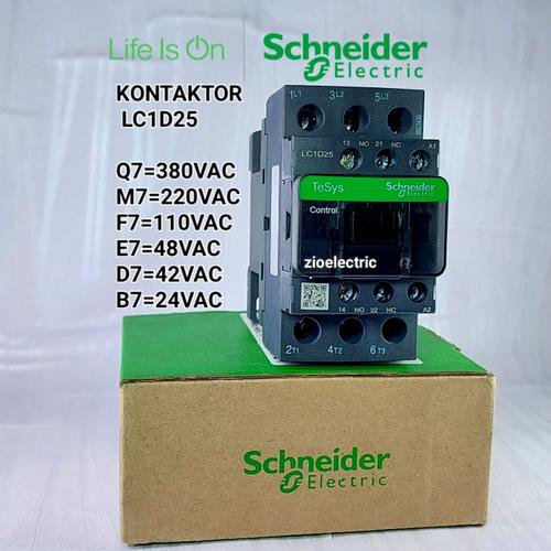 Jual contactor schneider lc1d 25m7 220vac 40a 3p - Jakarta Barat - zioelectric | Tokopedia